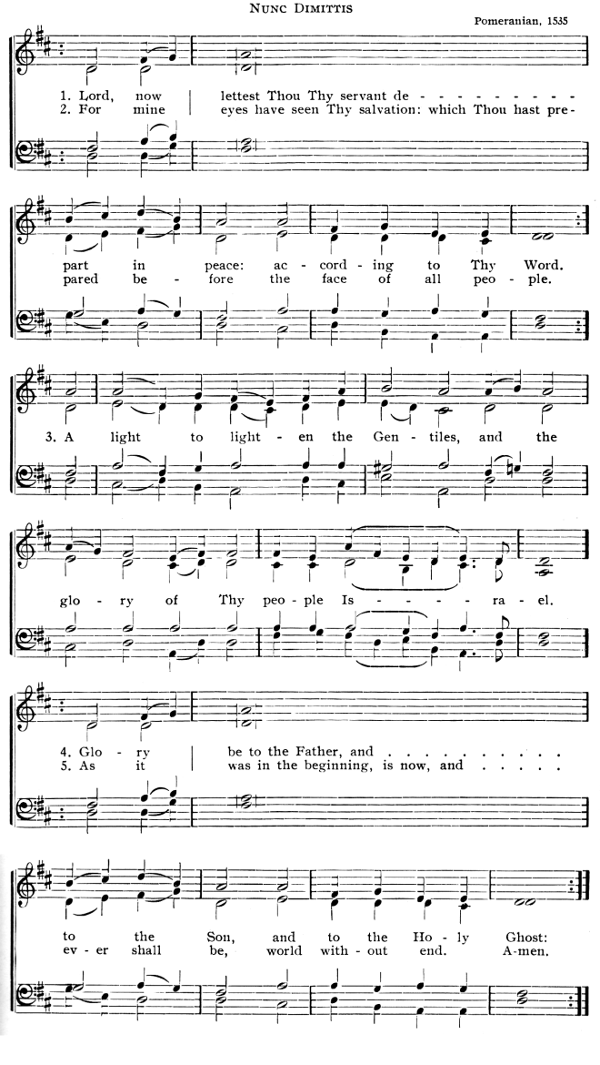 Nunc Dimittis and Prayer – A Collection of Prayers