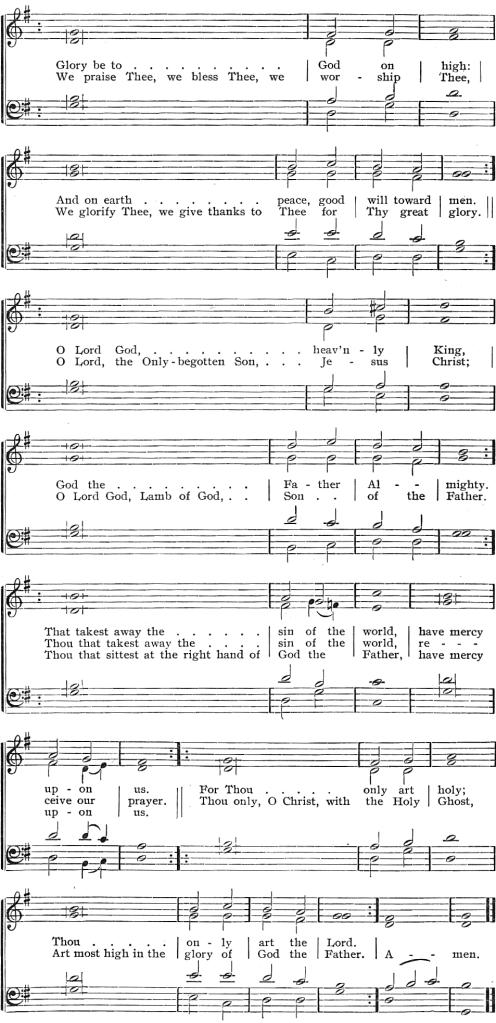 Gloria in Excelsis / Glory to God in the Highest – A Collection of Prayers